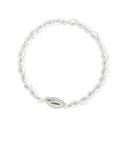 Kastehelmi rannekoru valkea helmi - ilmakangas.fi verkkokauppa